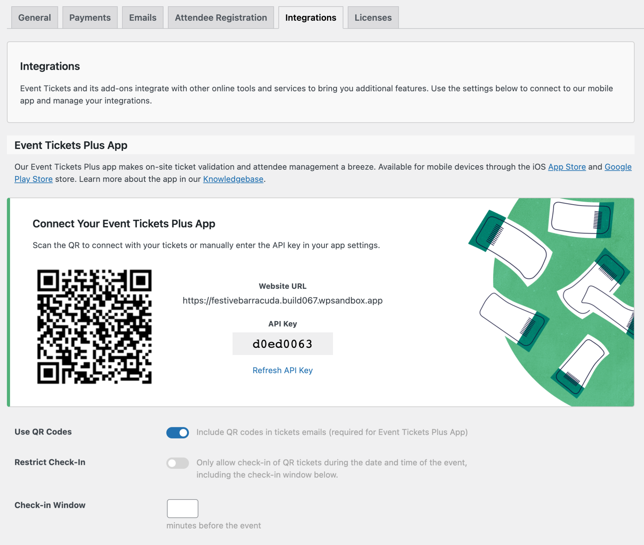 Event Tickets Settings Overview - Knowledgebase