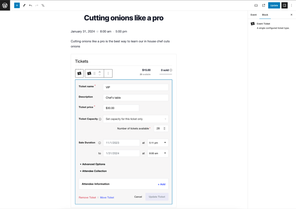 An Introduction to Ticket Blocks - Knowledgebase